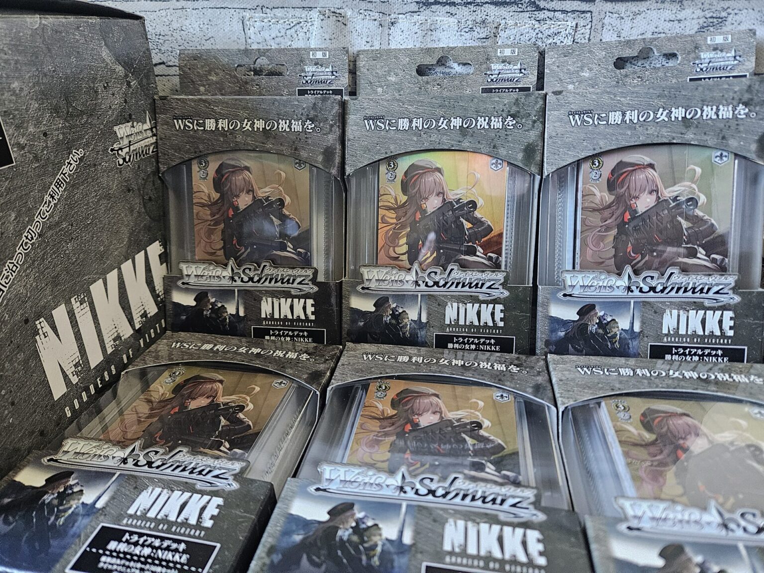 【ヴァイス】勝利の女神：NIKKE（トライアルデッキ）を1BOX/6個開封。 | あいすの隠れ家